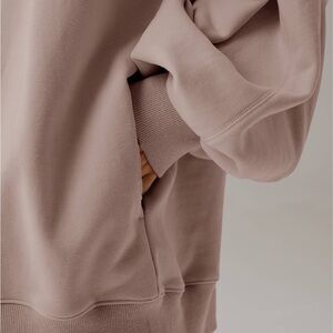 Nap | Sweaters | Nap Boxy Turtleneck Sweatshirt In Pearl Blush | Poshmark
